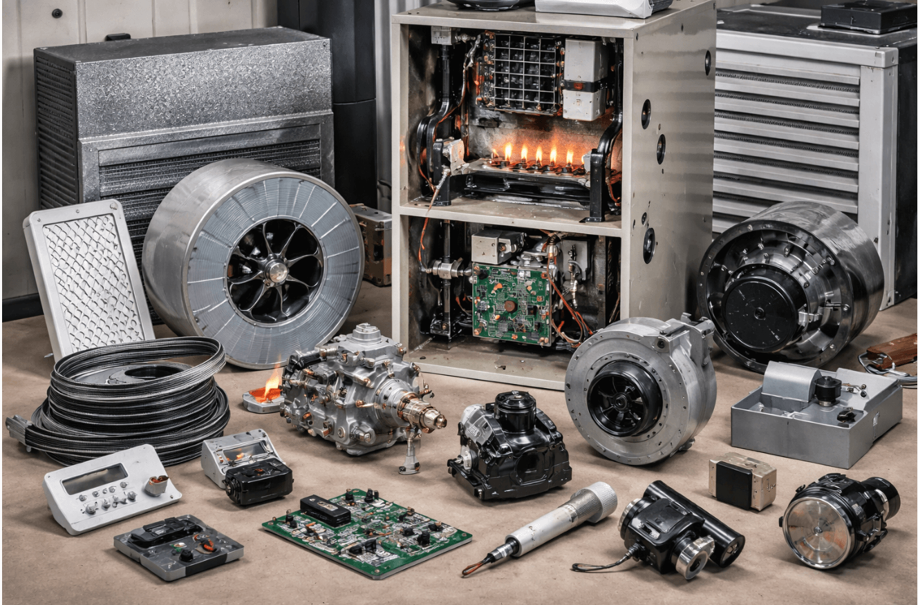 Furnace Parts List: Complete Breakdown of Furnace Components