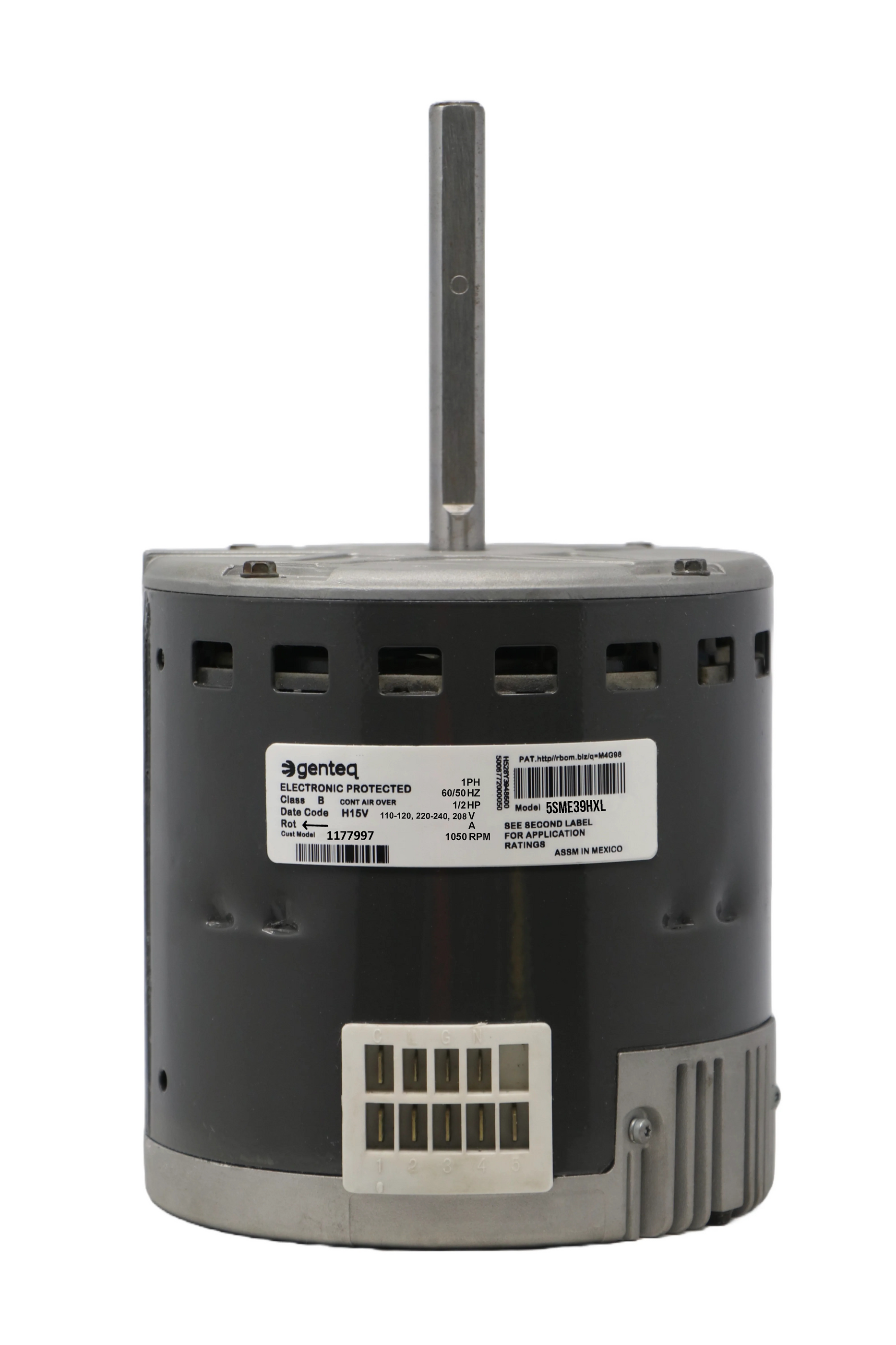 Motor de soplador Genteq 5SME39HXL015A ECM X13 1/2 HP - United HVAC...