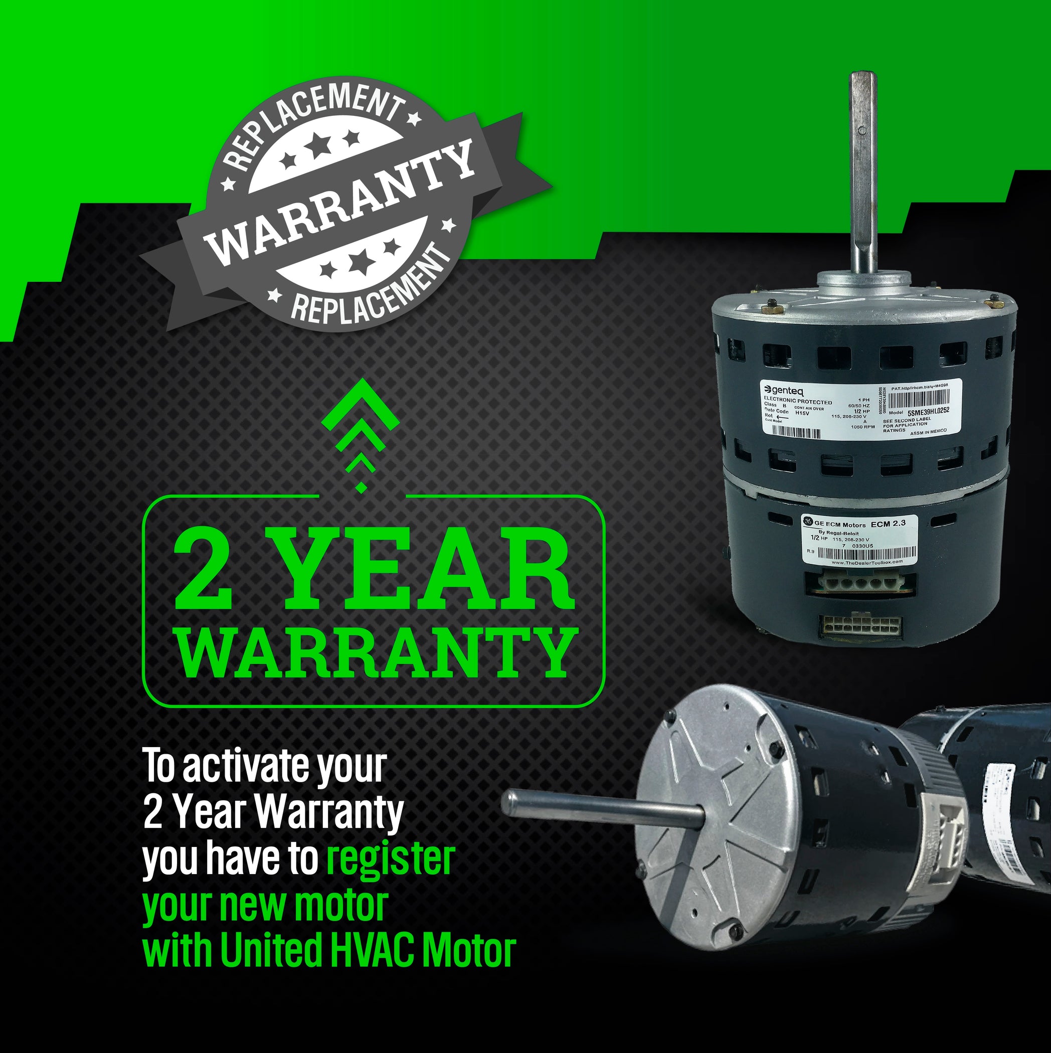 Bryant 707CNXB24000AA Blower Motor X13 1/2 HP - United HVAC Motors