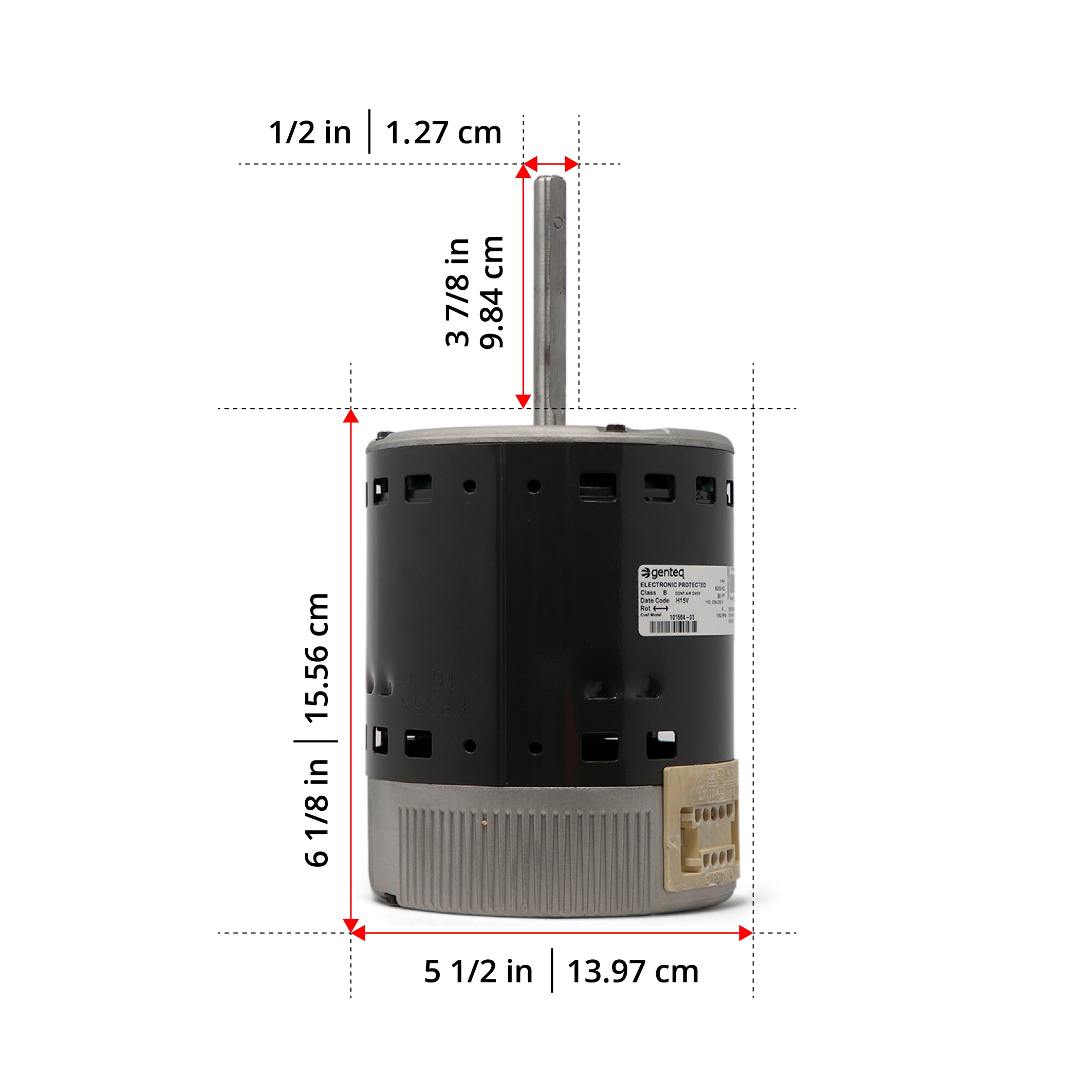 5SME39HXL3057 Genteq Blower Motor ECM 3.0 1/2 HP - United HVAC Motors