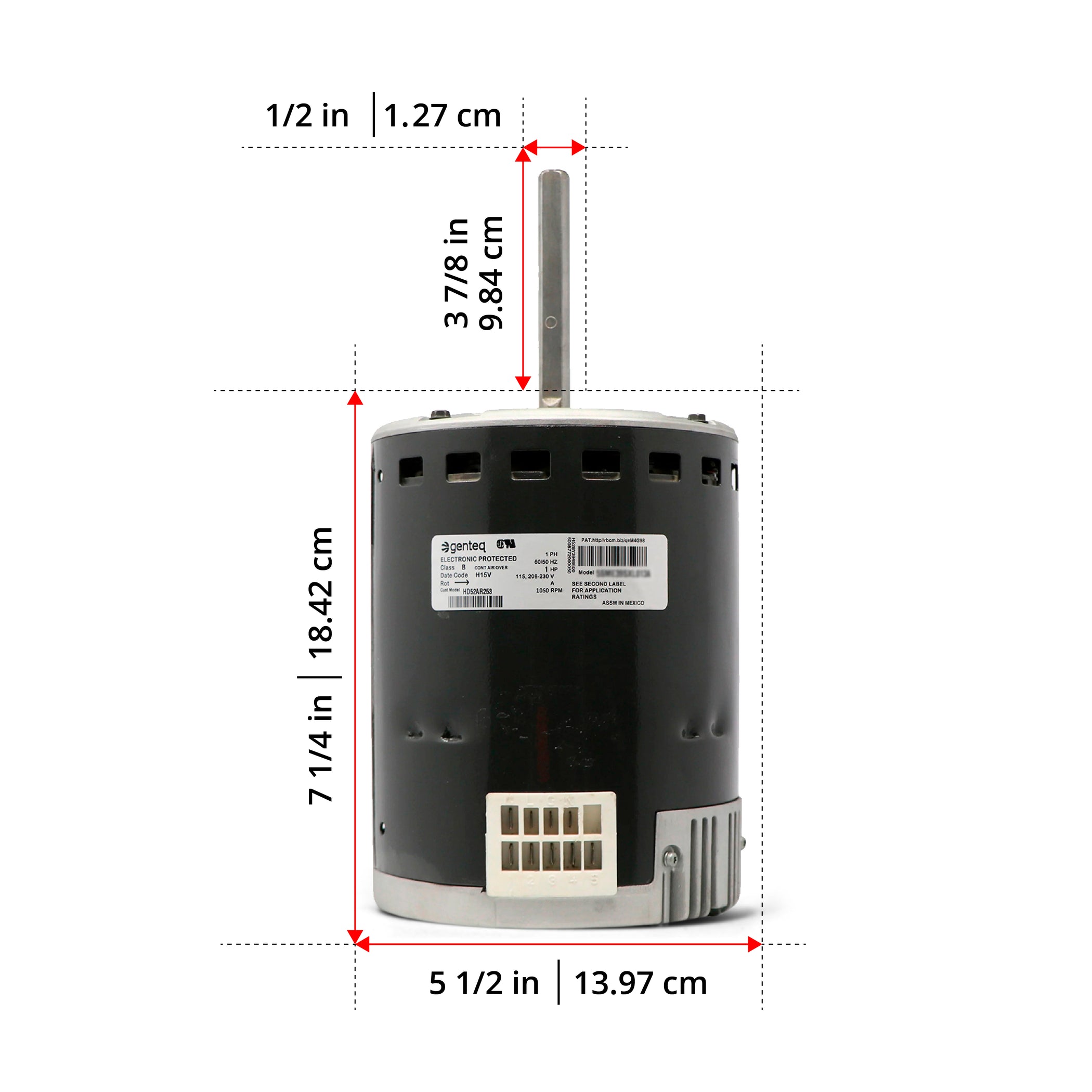 Motor de soplador Rheem/Ruud 51-101984-20 ECM X13 de 1 HP - United ...